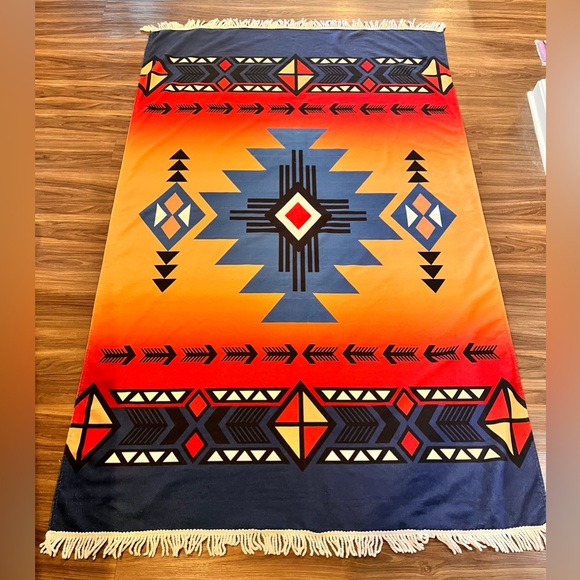 Other | Aztec Beach Blanketcamp 45 X 72 Excellent Condition | Poshmark